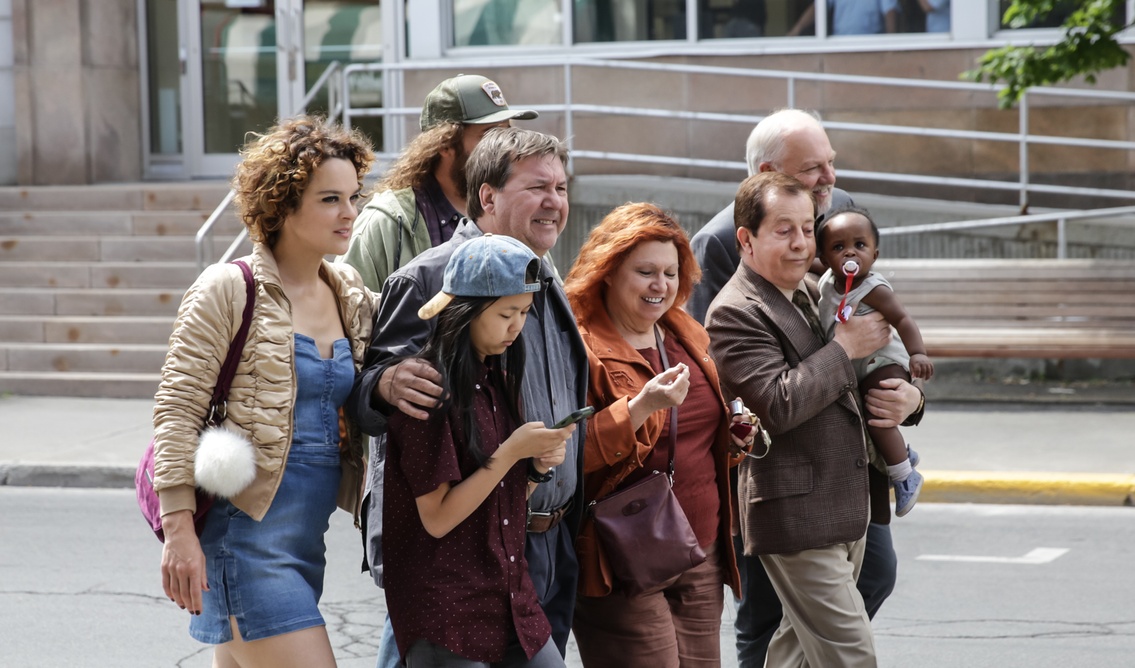 Images du plateau de Votez Bougon : Dolorès, Junior, Rita et Paul sont ...